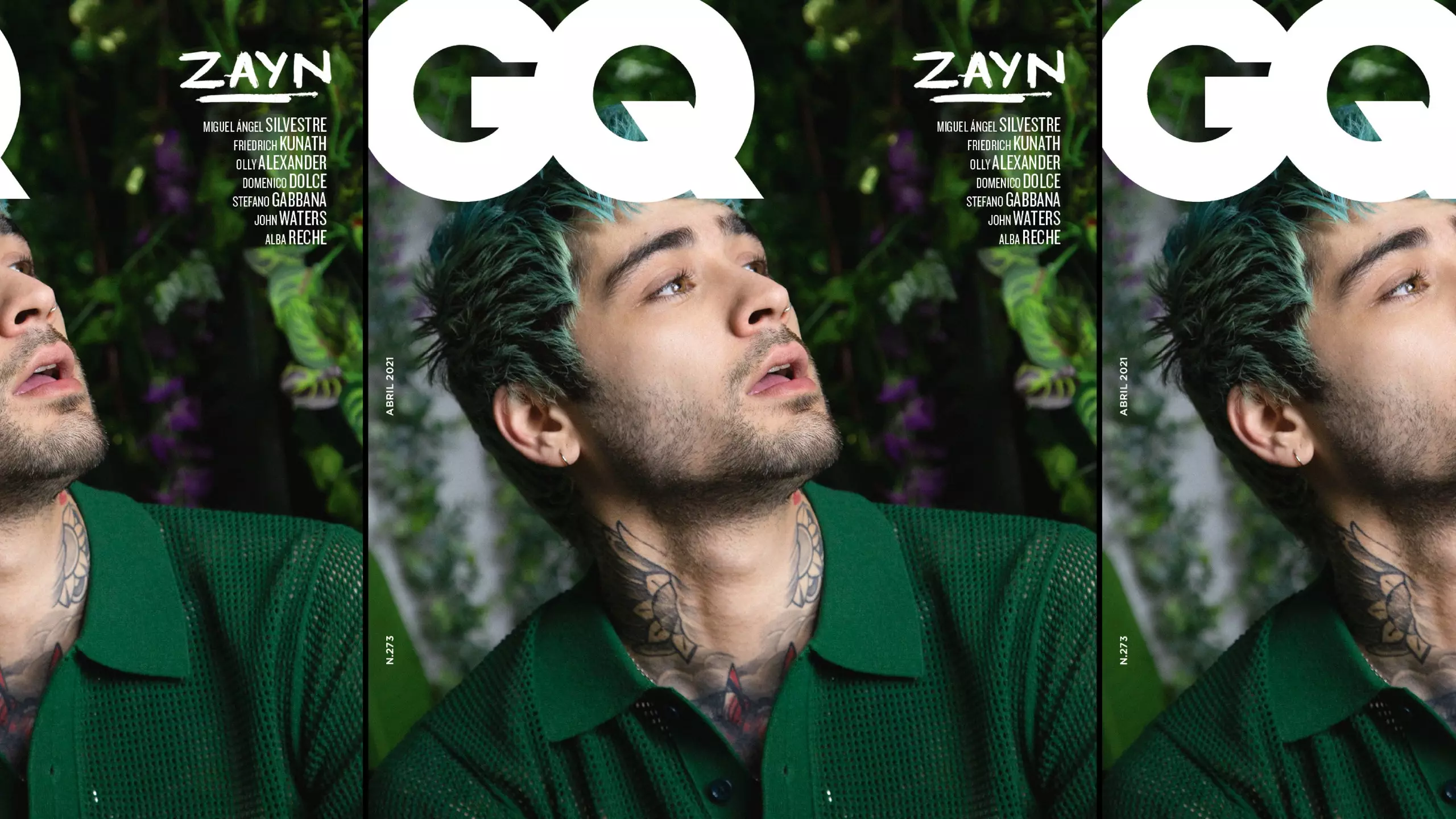 Couverture de Zayn Malik de GQ Espagne avril 2021