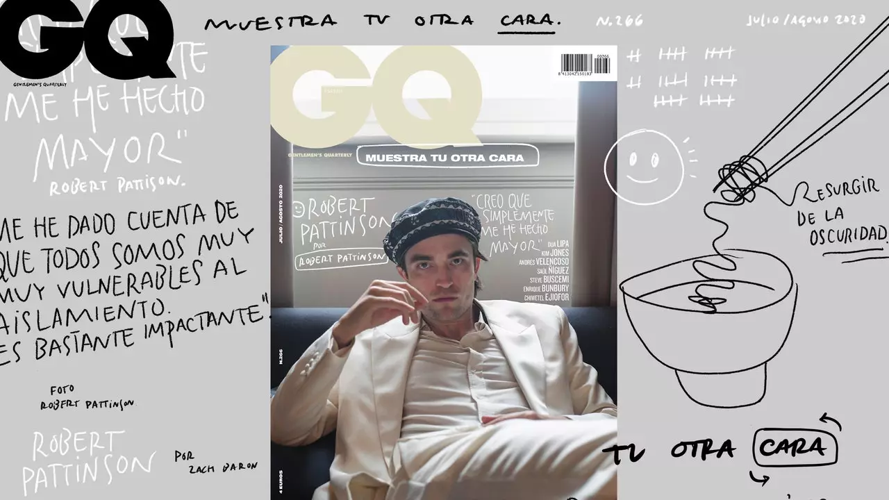 Robert Pattinson, copertina del numero di luglio-agosto della rivista GQ