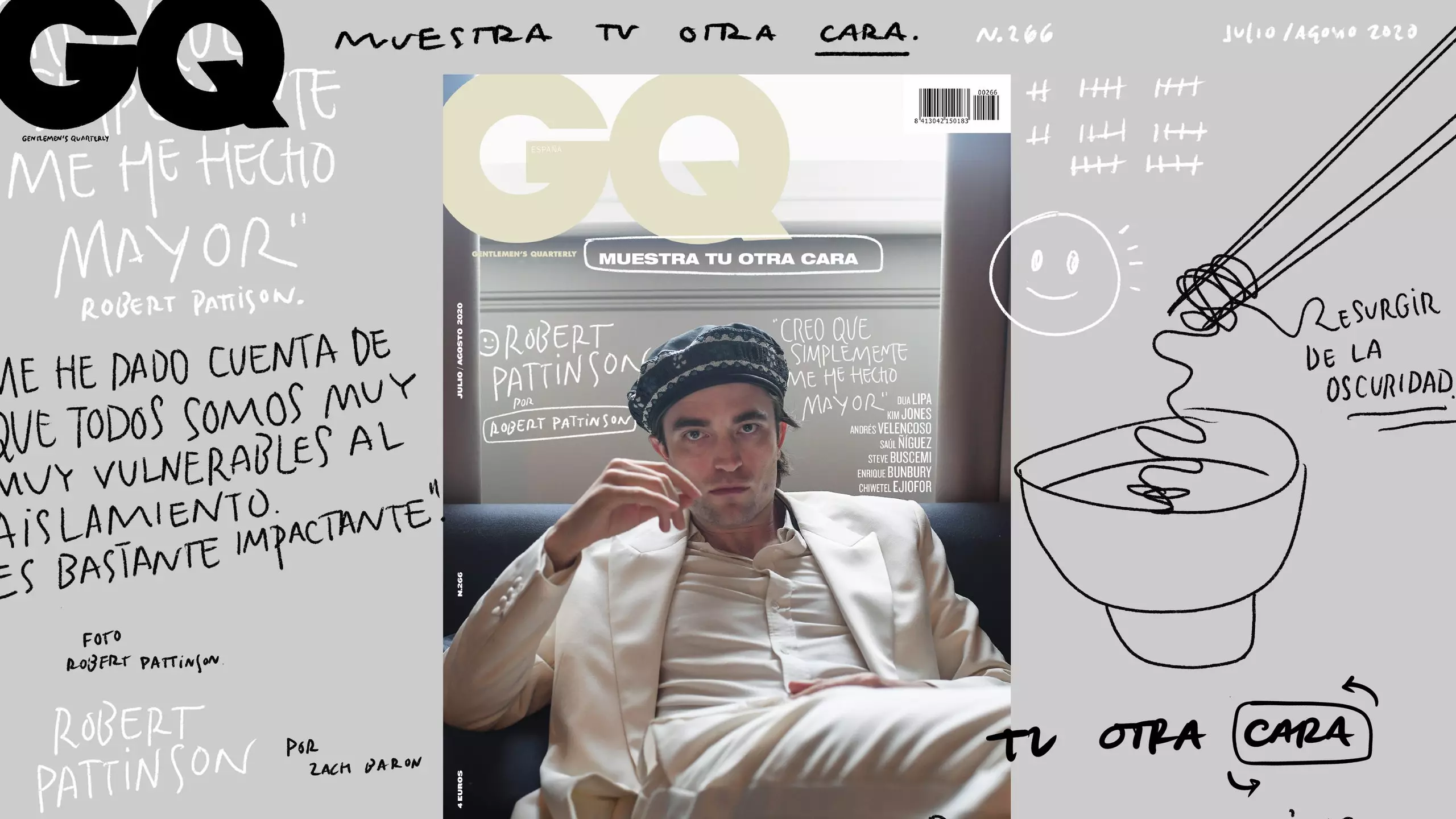 Robert Pattinson jalada la GQ Uhispania