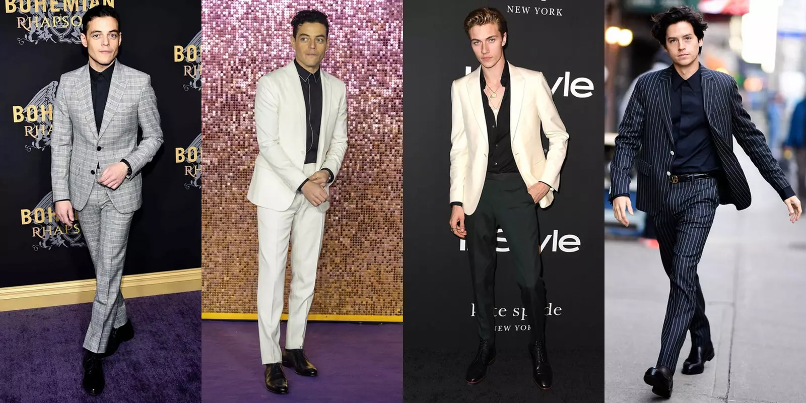 Rami Malek Lucky Blue Cole Sprouse anavaa gq