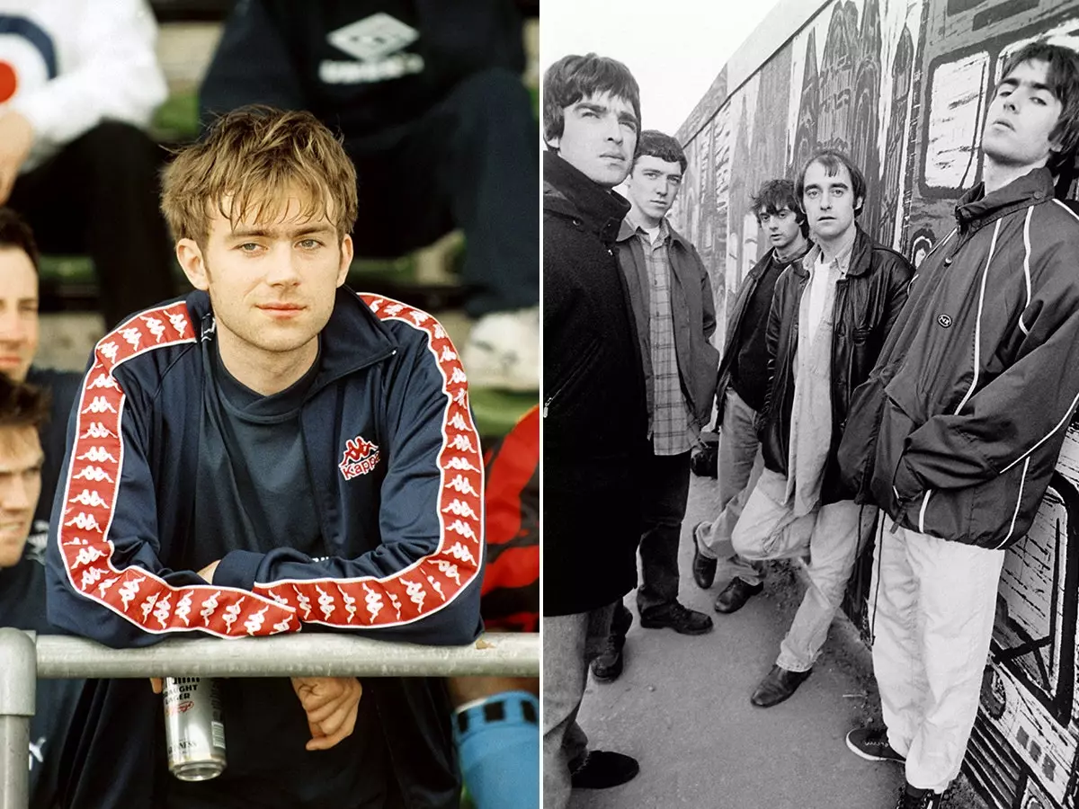 brytyjski styl britpop Oasis Blur The Verve