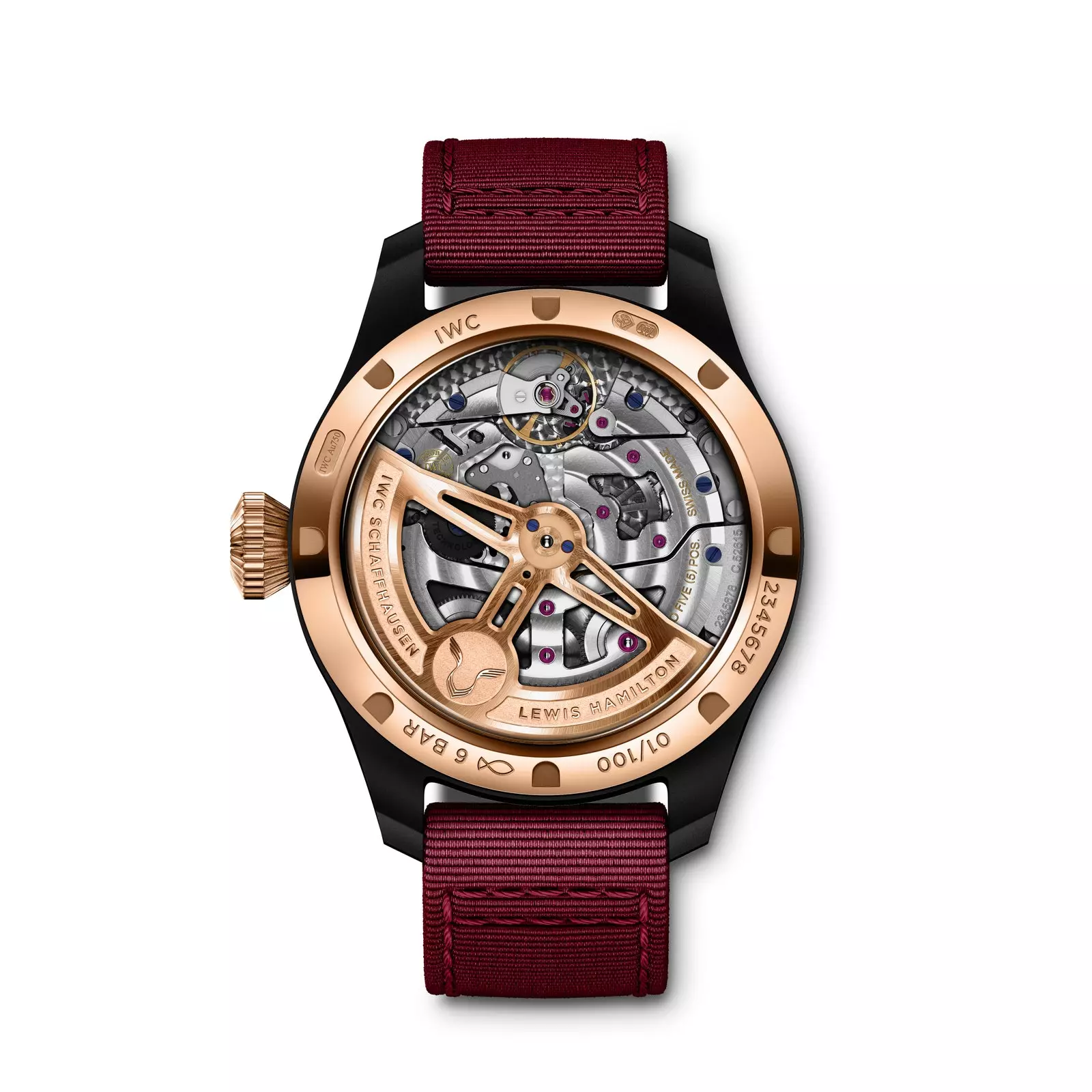 Veliki avijatičarski sat Perpetual Calendar 'Lewis Hamilton' izdanje 52,600 €.