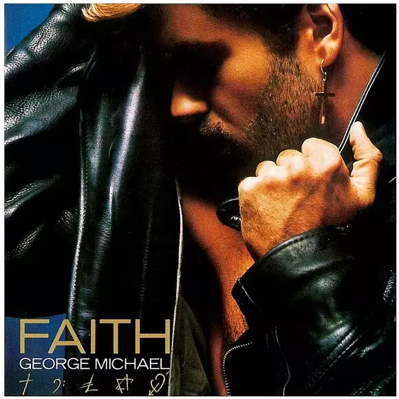Корицата на албума на Джордж Майкъл „Faith“.