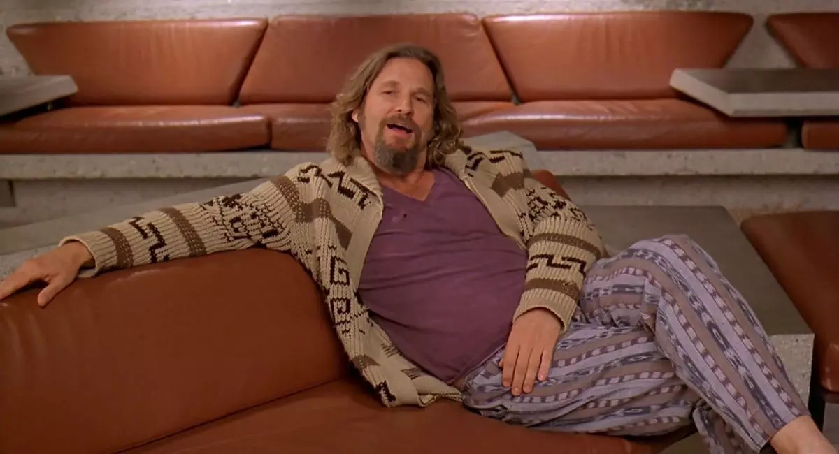 lub tsho loj lebowski cardigan