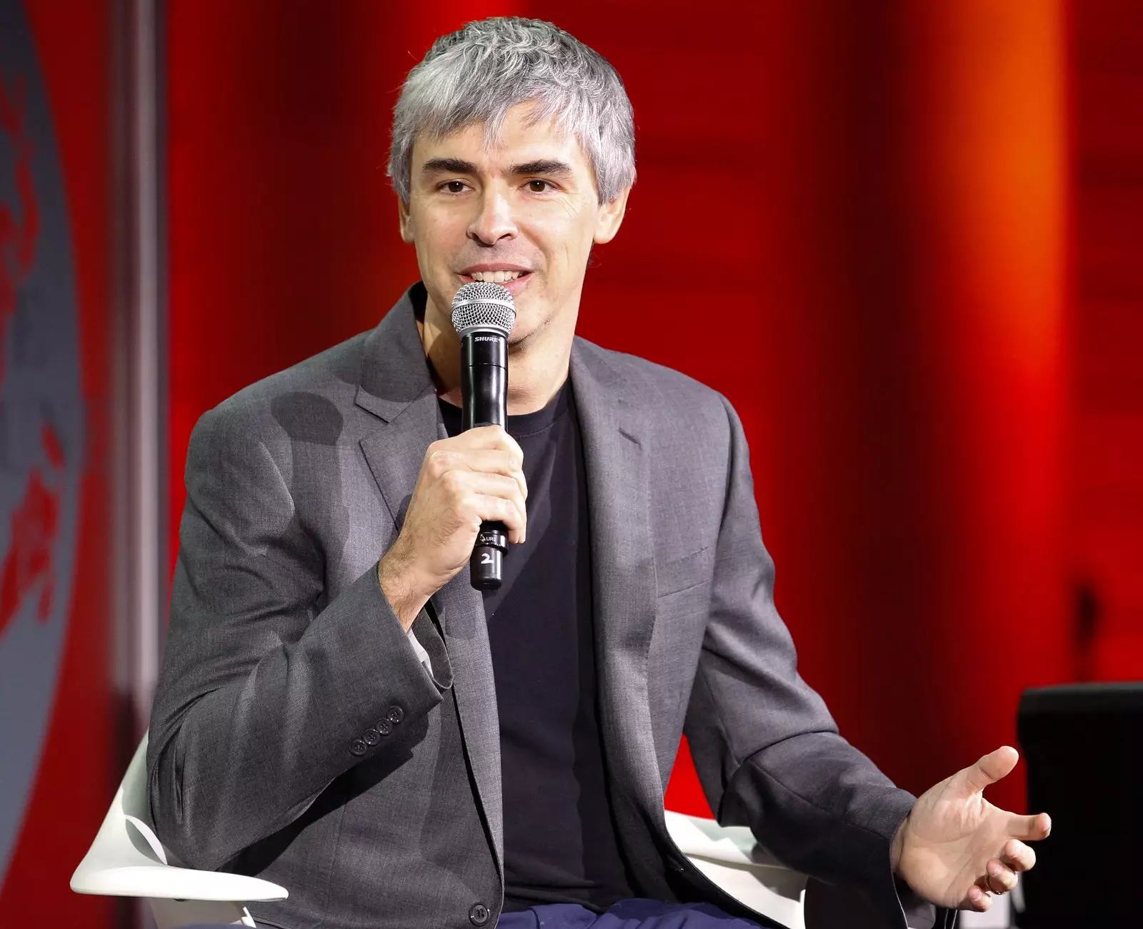 Larry Page google'i asutaja pressikonverentsil