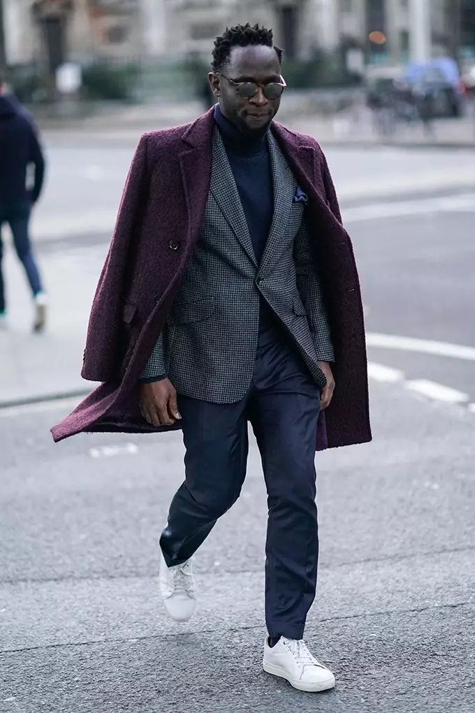 london fashion week mens streetstyle suits trend