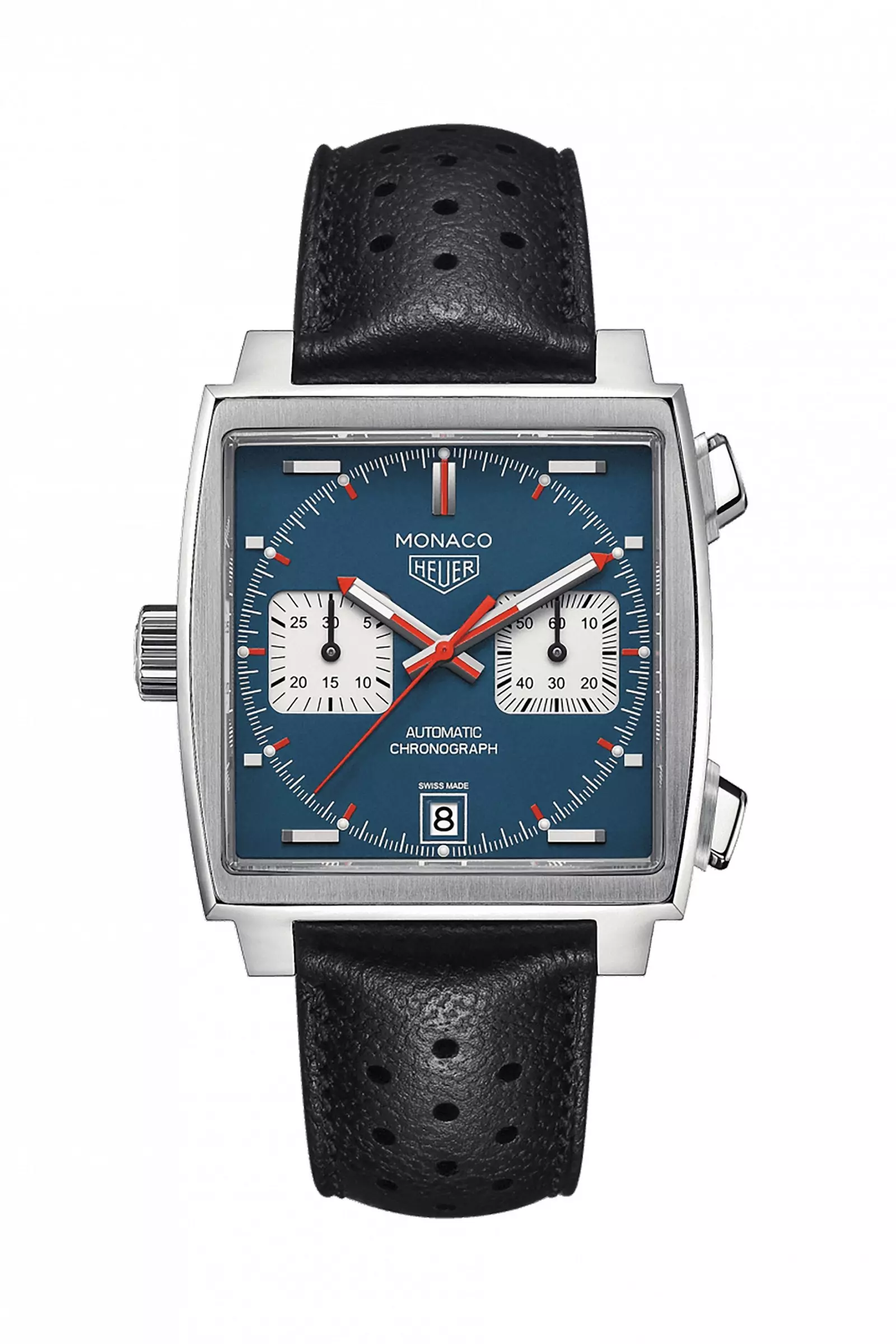 Colin Jost 出席奧斯卡頒獎典禮時佩戴的 Tag Heuer Monaco。