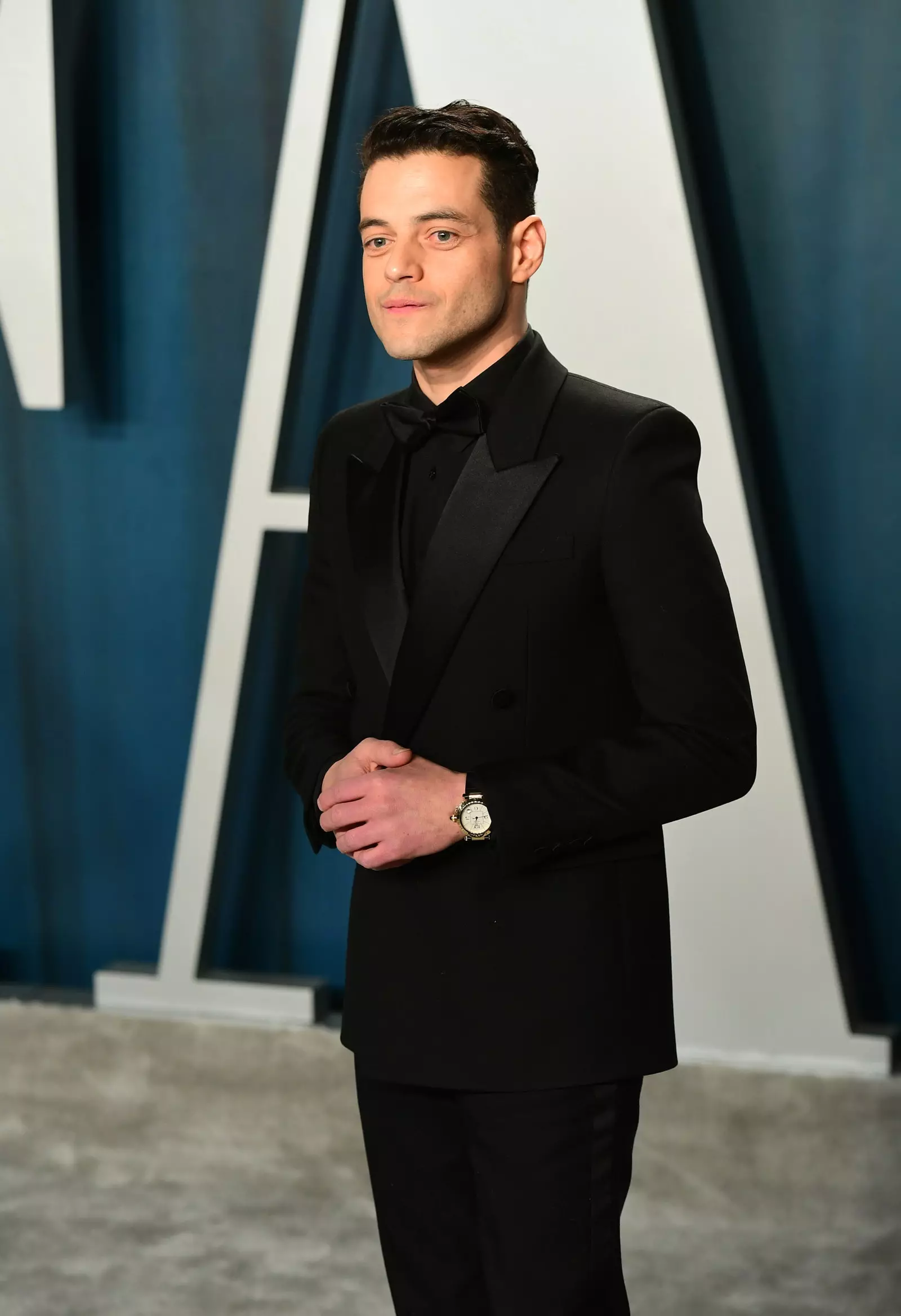 די פּאַשאַ דע קאַרטיער מיט וועמען Rami Malek אַטענדאַד די אָסקאַרס.