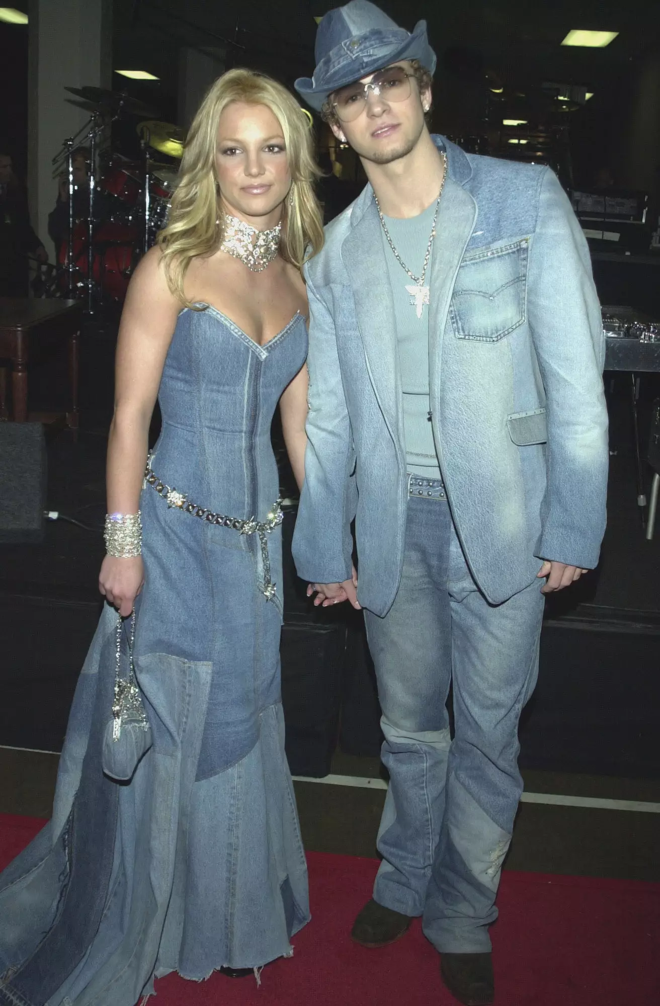 Justin Timberlake og Britney Spears ved 2001 American Music Awards.