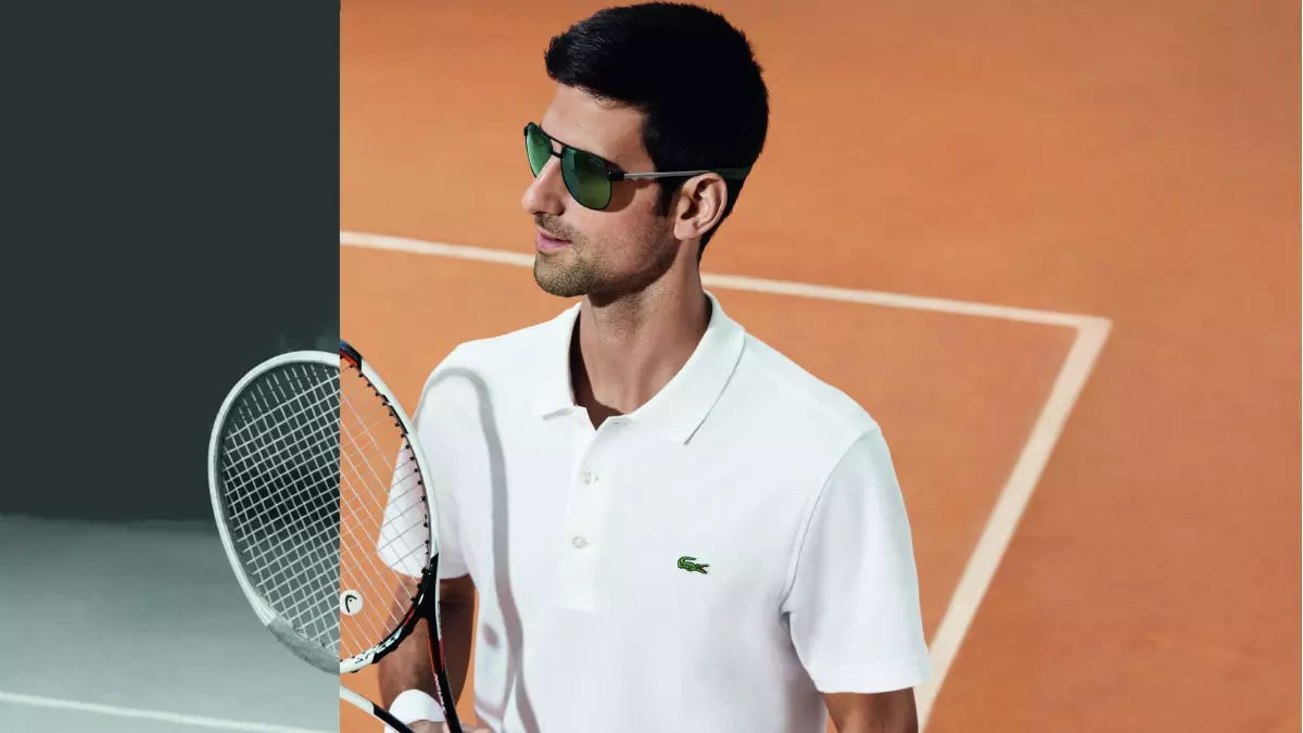 Armações magnéticas Djokovic lacoste