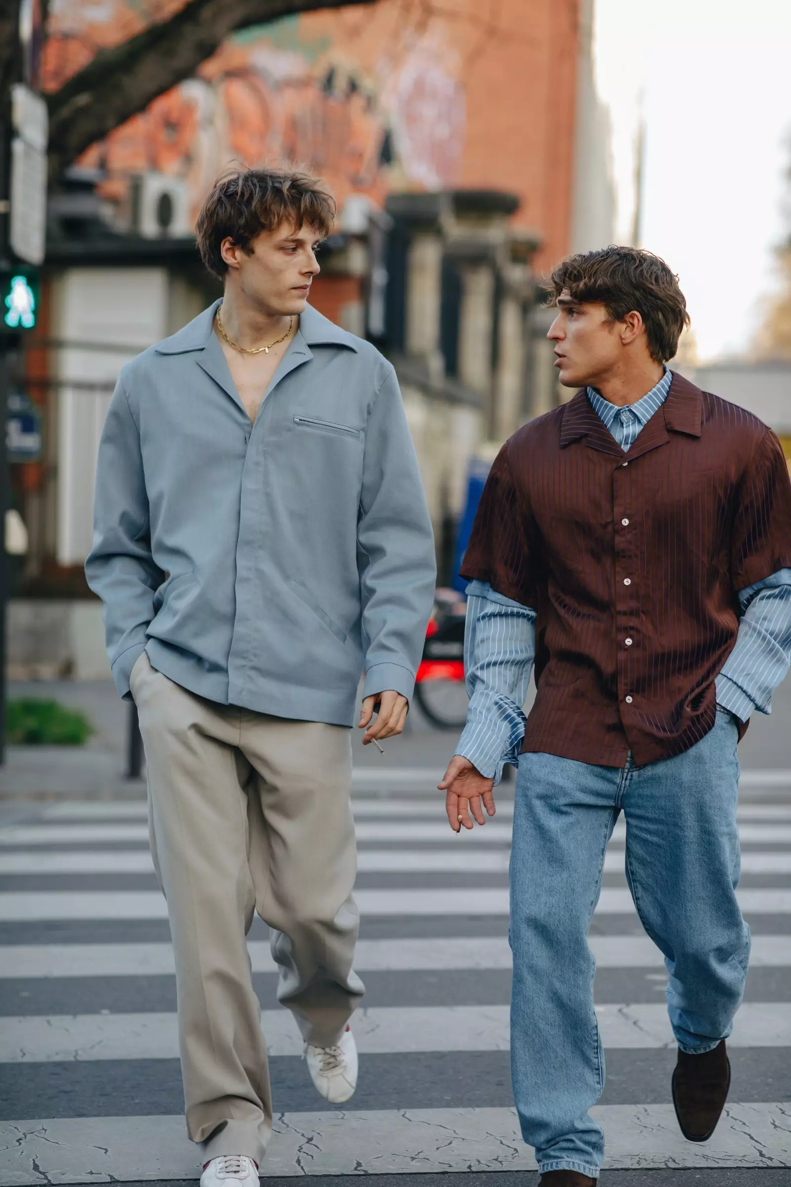 Asistentes á Semana da Moda de París.