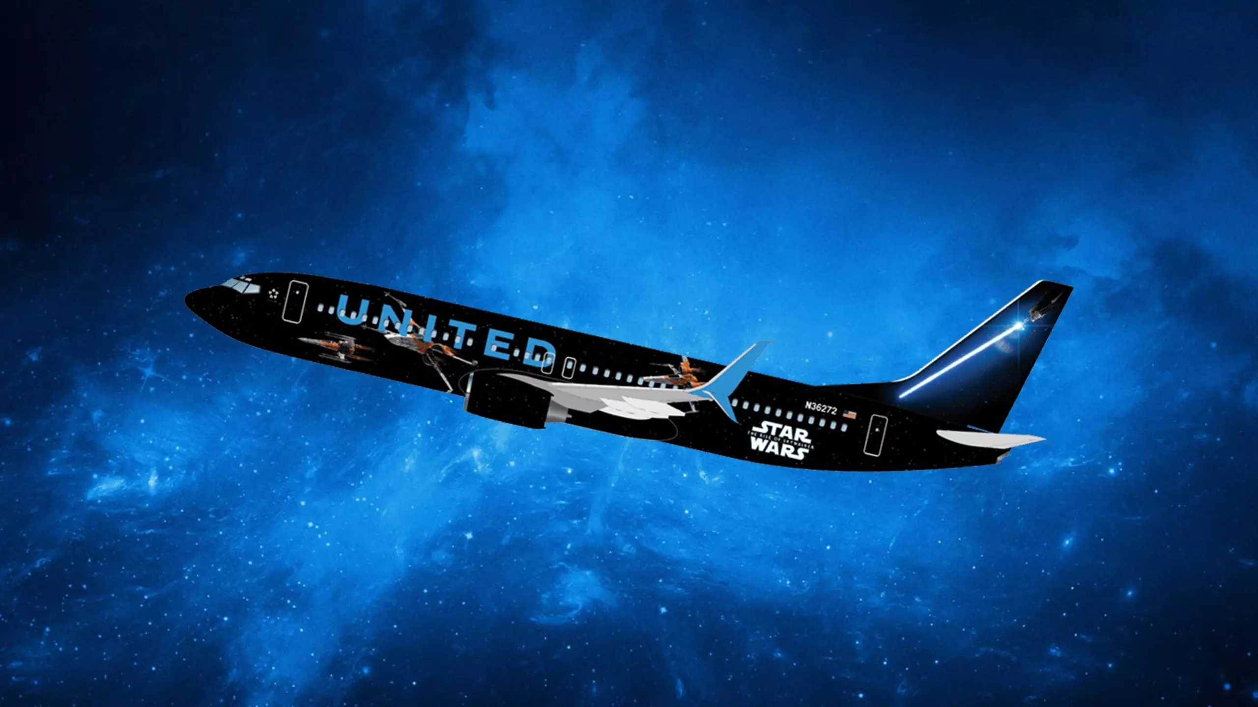 Od budúceho mesiaca môžete cestovať lietadlom Star Wars spoločnosti United Airlines