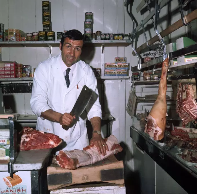 expert meat butcher