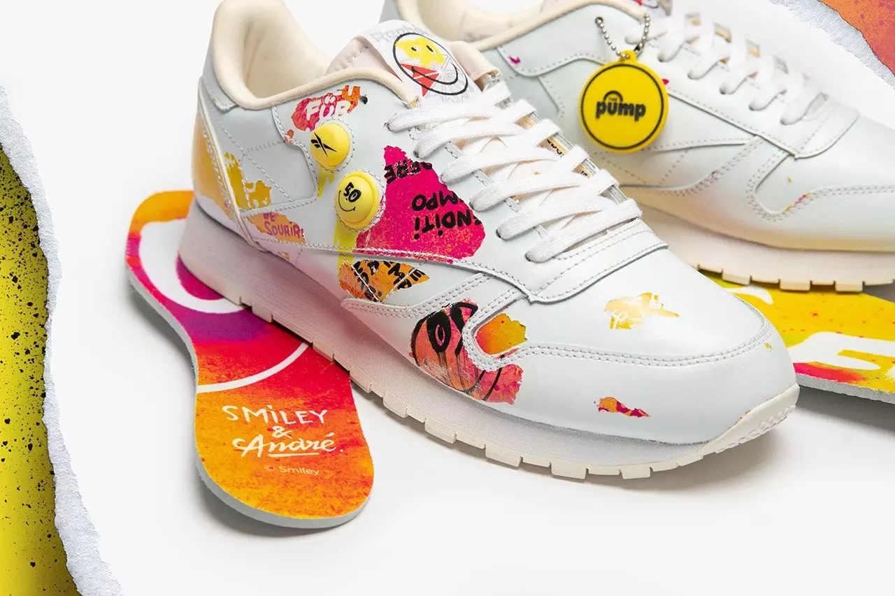 Smiley x Reebok Classic Leather Pump ifite ibintu bitunguranye imbere