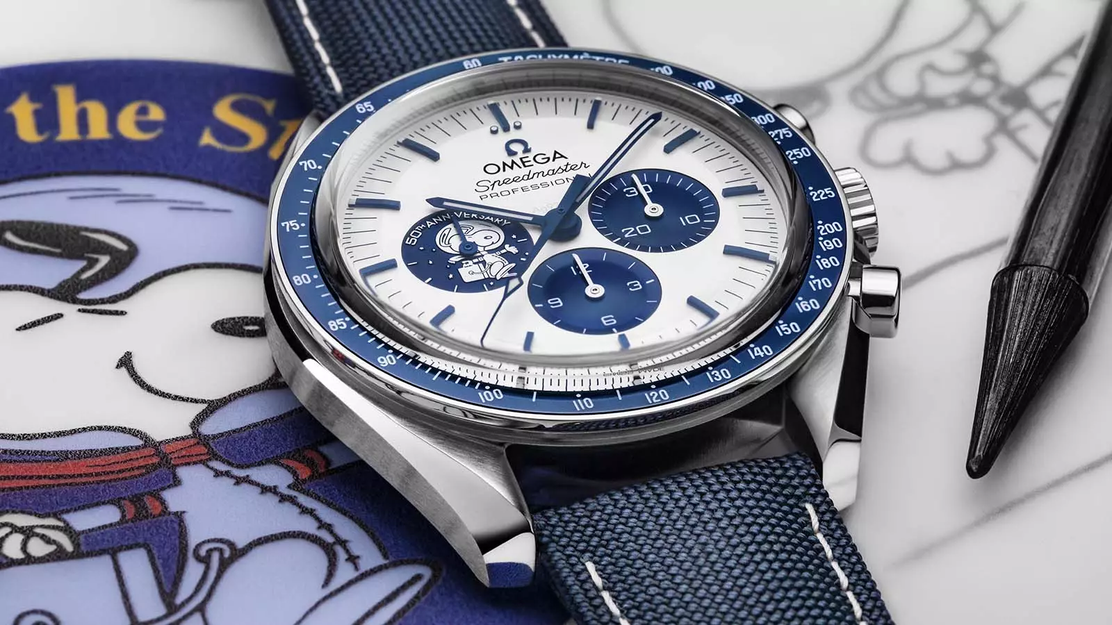 Omega Snoopy Speedmaster minangka jam tangan para pahlawan NASA sing ditaksir maneh kanthi luwih cepet