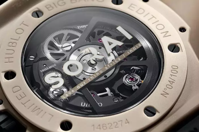 Hublot a lancé une montre qui fait ce qu'aucune autre n'a sauvé le rhinocéros de l'extinction