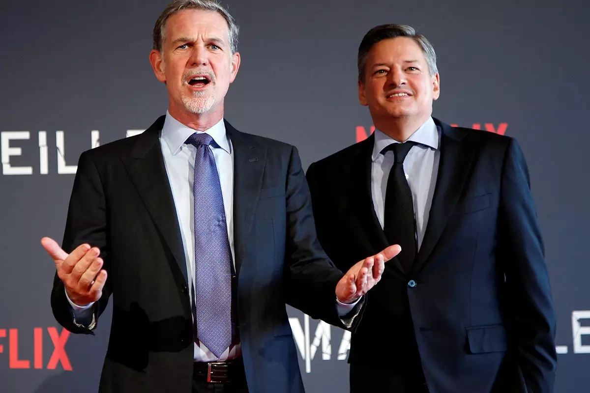 Reed Hastings jeung Ted Sarandos