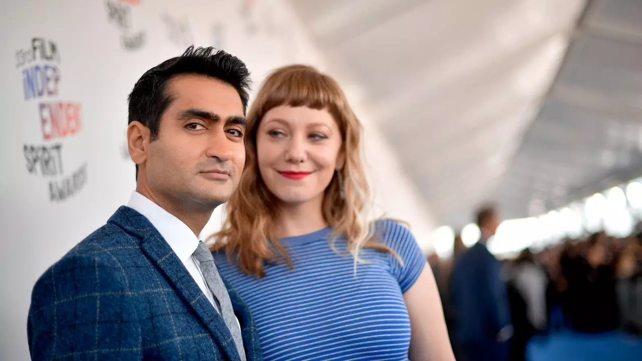 Kumail Nanjiani, bundled up and mocked by his wife for playing Play