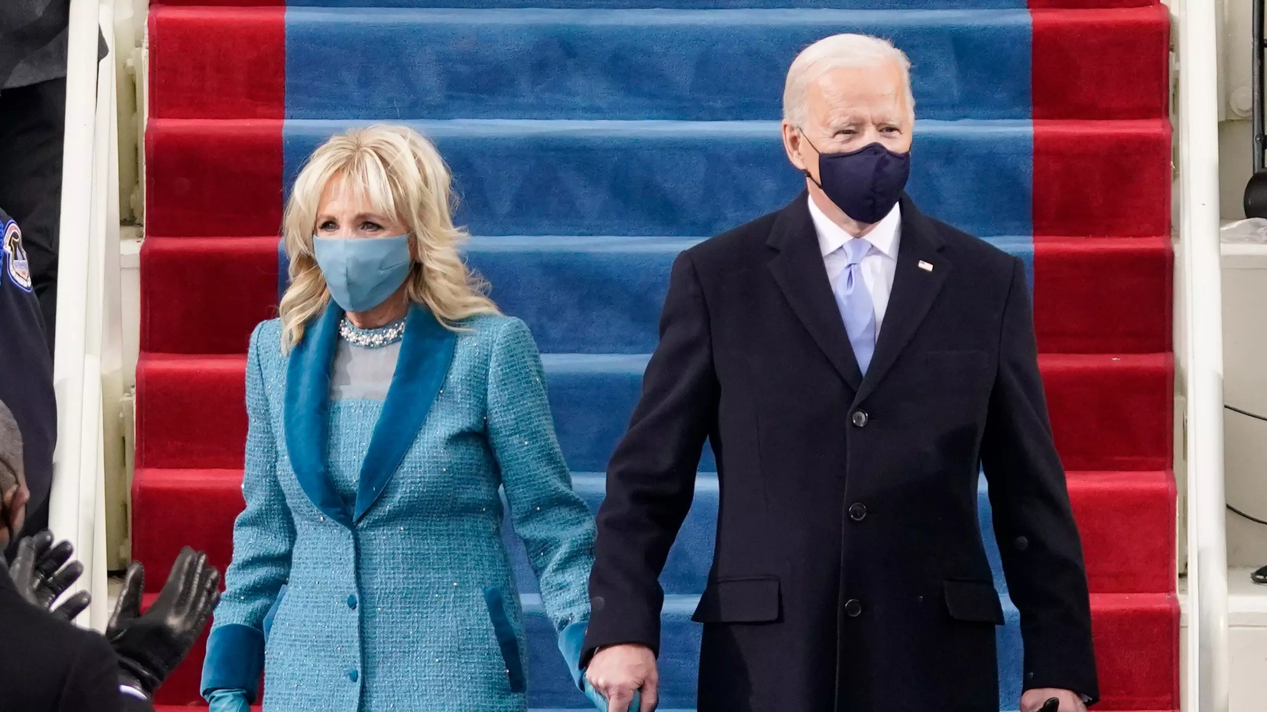 Ny filoha amerikana Joe Biden sy ny Vadin'ny Filoha Jill Biden.