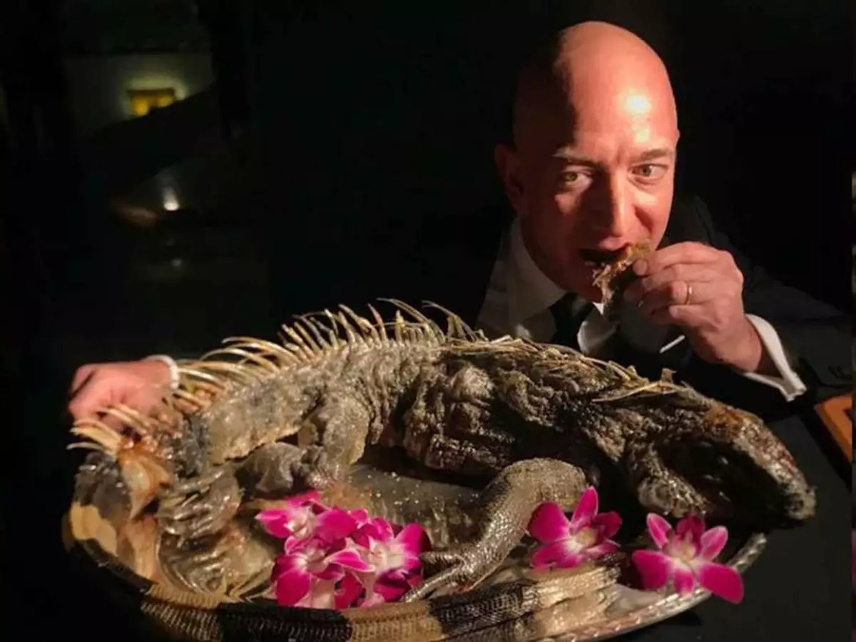 Jeff Bezos Iguana