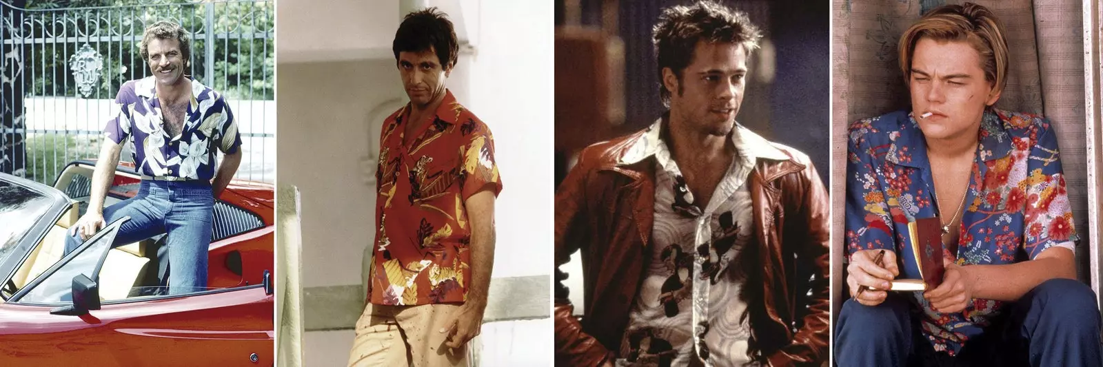 Al Pacino muri Scarface Tom Selleck muri Magnum P.I. Leonardo DiCaprio muri Romeo Juliet na Brad Pitt muri Fight Club.nbsp