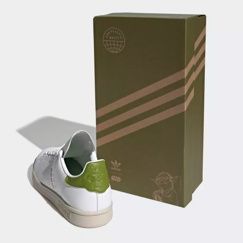 Adidas Stan Smith ta 'Yoda il-forza qawwija f'dawn is-sneakers hija