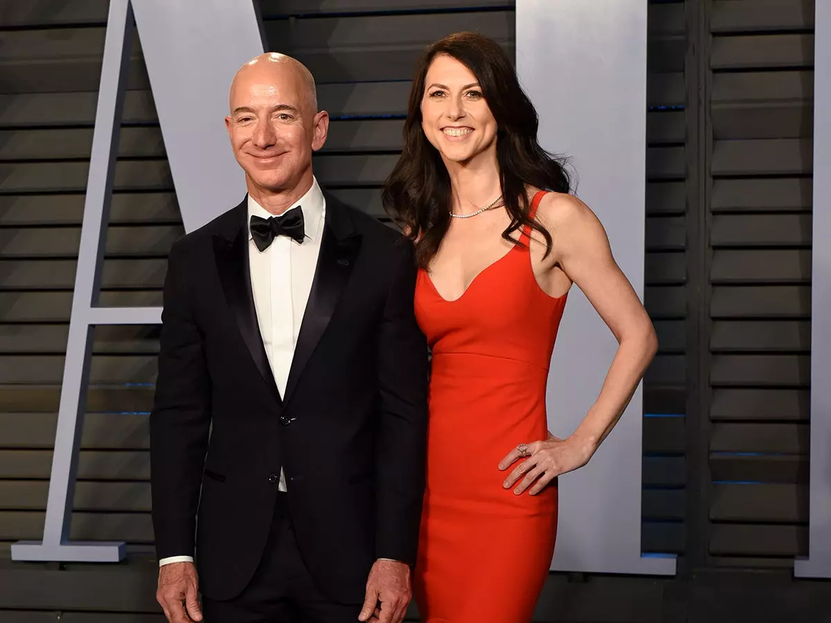 Jeff og MacKenzie Bezos