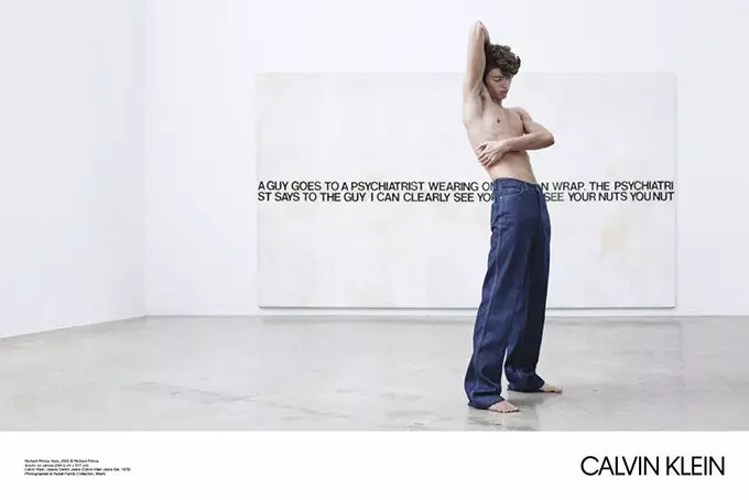 calvin klein raf Simons American Alailẹgbẹ ipolongo