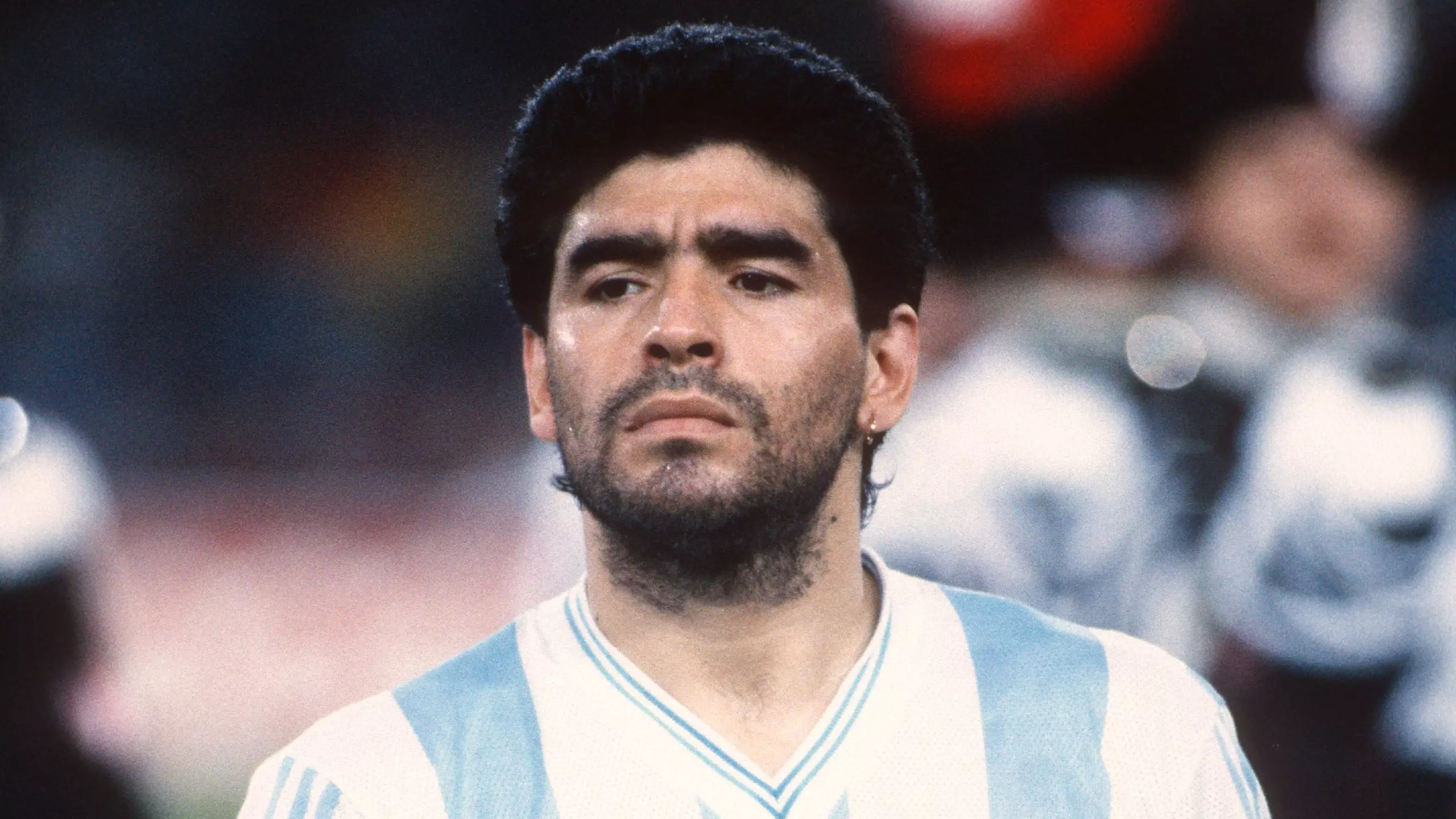 1990eko uztailaren 3a Argentina - Italia FIFA Munduko Kopako finalaurrekoa San Paolo Diego Maradona Argentinako estadioa.