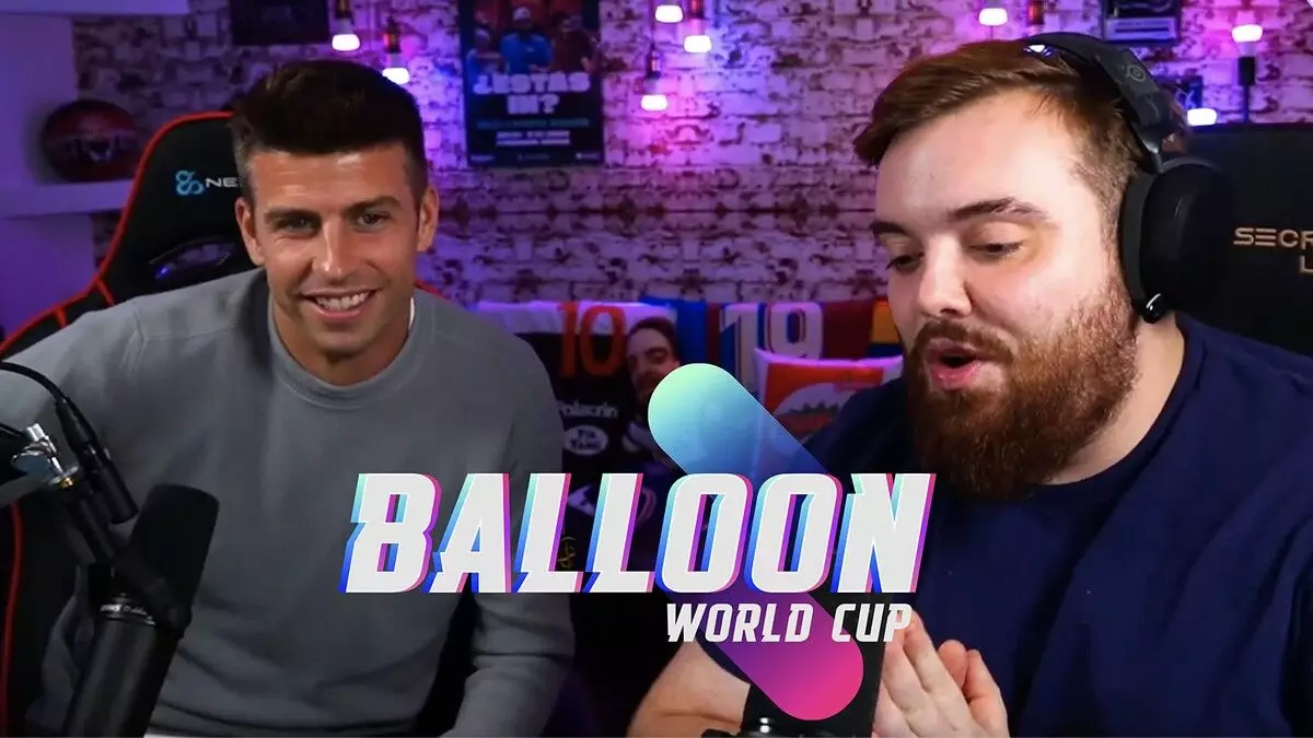 Ibai ak Piqu selebre siksè 'Balloon World Cup la ak yon koleksyon mayo ak sweatshirts.