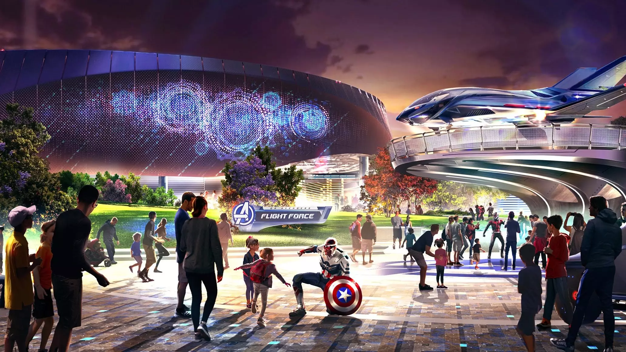 Avengers Campus ကို Disneyland Paris တွင် ဖွင့်လှစ်ထားပြီး၊ ၎င်းသည် Marvel ပရိသတ်များအတွက် ပရဒိသုဖြစ်သည်။
