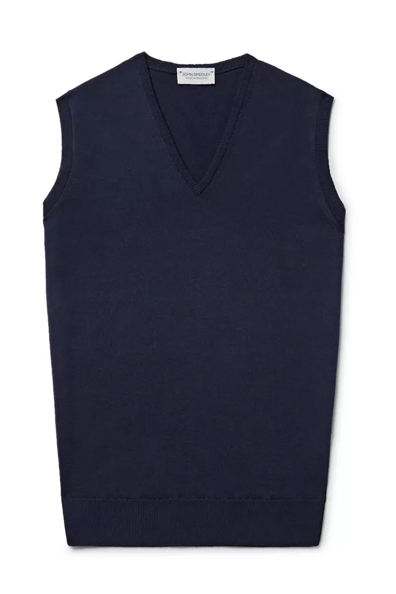 John Smedley knitted vest