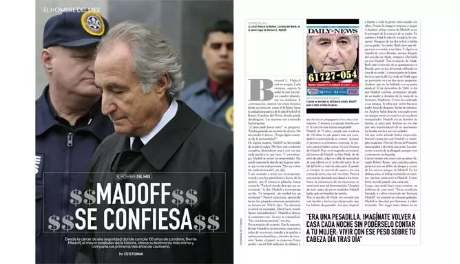 Madoff GQ मा स्वीकार गर्दछ