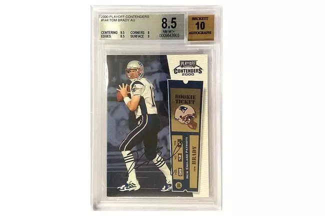 Most expensive purchases of 2019 on eBay chrome signed Tom Brady.