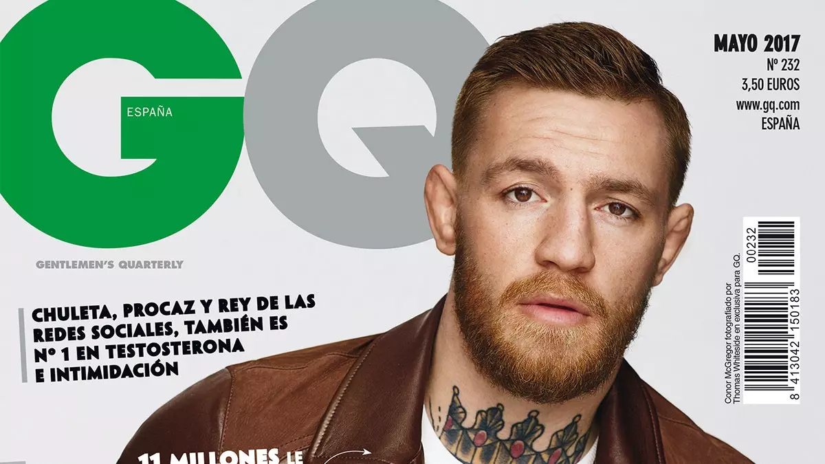 康納麥格雷戈封面 gq 2017 年 5 月