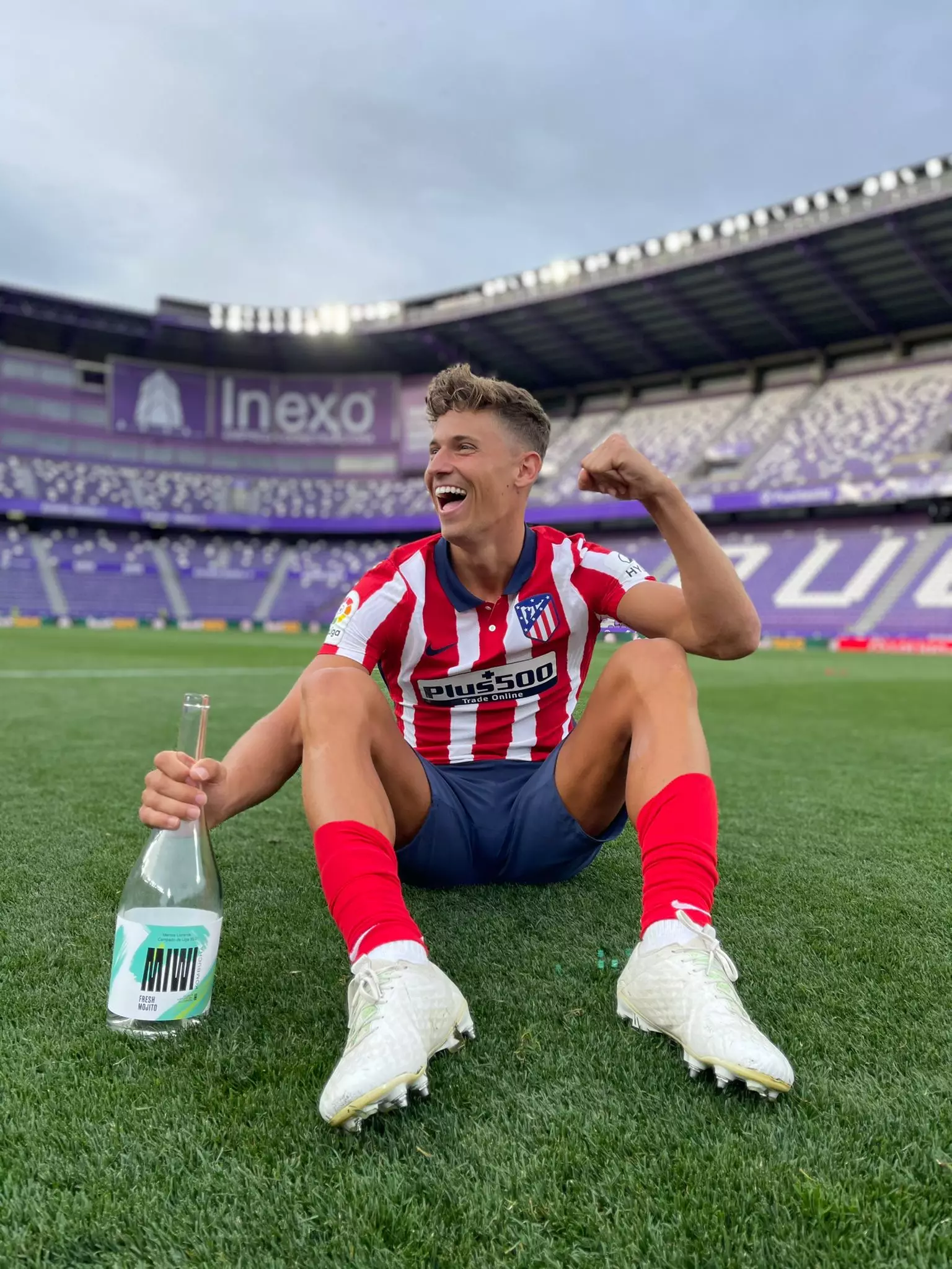 Marcos Llorente va celebrar LaLiga amb la beguda healthy de moda