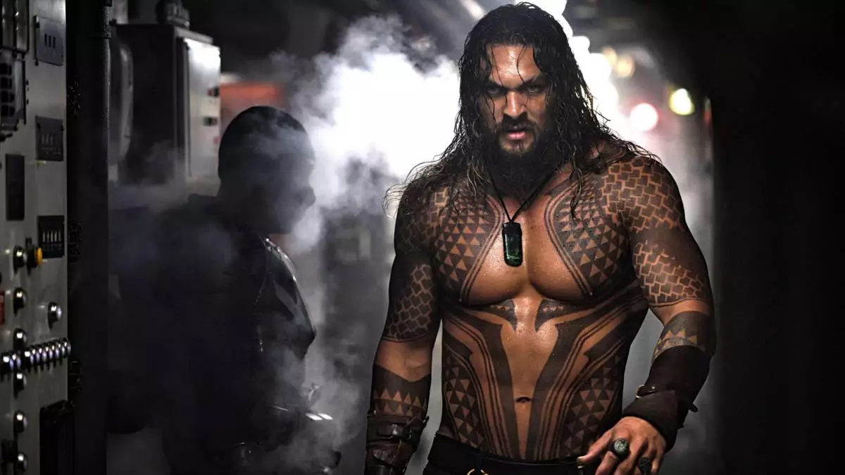 Jason Momoa în „Aquaman”.