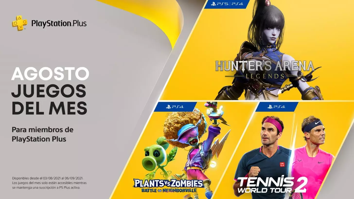 PS Plus agosto 2021