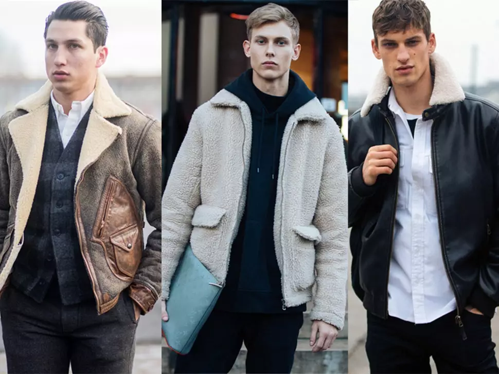 shearling jacket trends man autumn 2019