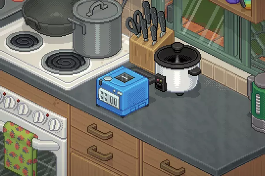 La ragazza che mette il GameCube in cucina. Chi ha detto che non eravamo vecchi