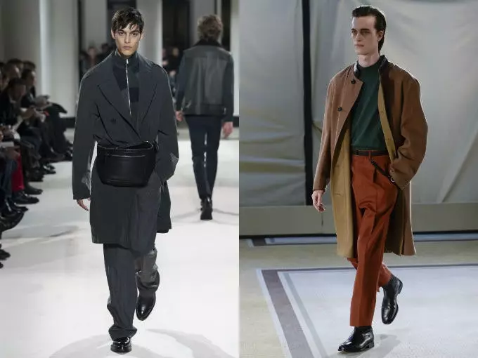 Mal sehen wie Ihr Vater, aber im Stil von 2017 wie in diesen Vorschlägen von Hermès und Lemaire.