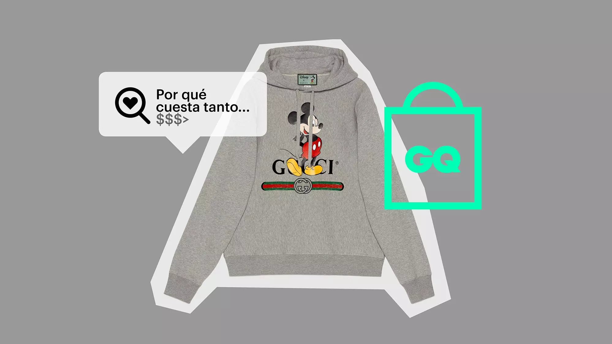 Yog vim li cas Gucci Mickey Mouse sweatshirt yog qhov feem ntau nrhiav tom qab hauv internet thiab muaj nqis yuav luag € 1,000