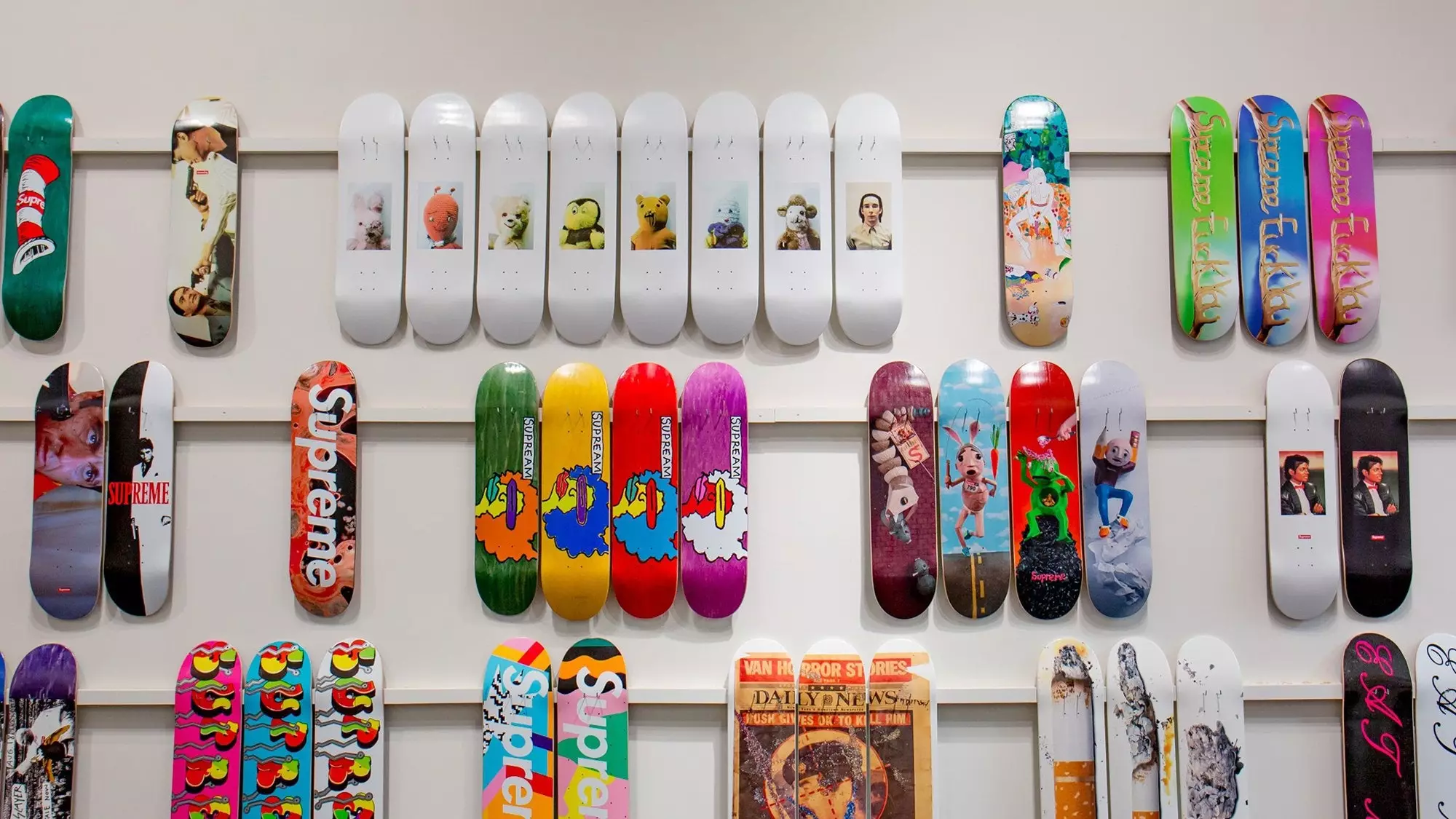 collezione completa di skateboard supremo