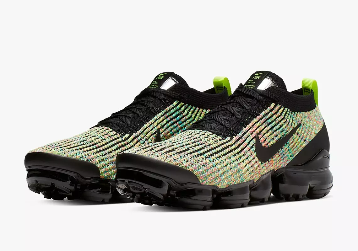 Nike Vapormax Flyknit 3 NegroNegroVolt