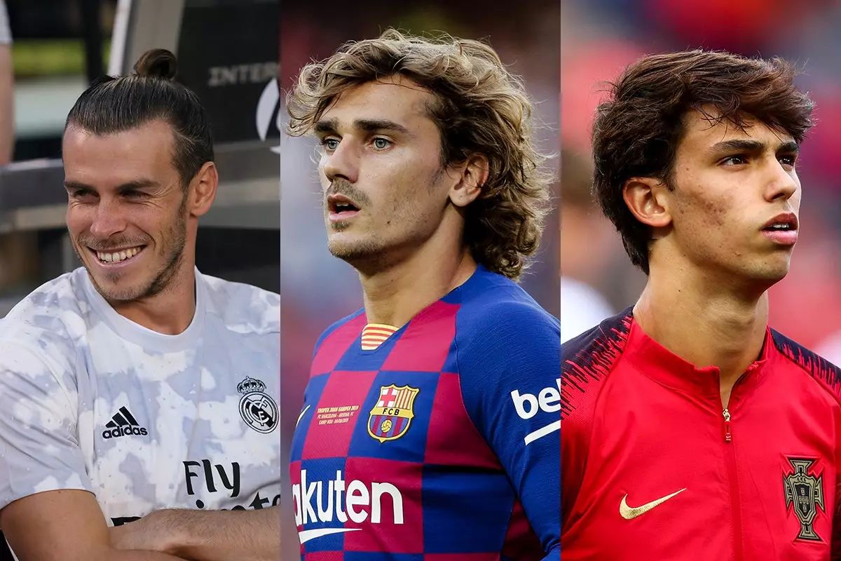 Gareth Bale Griezmann ati João Flix.