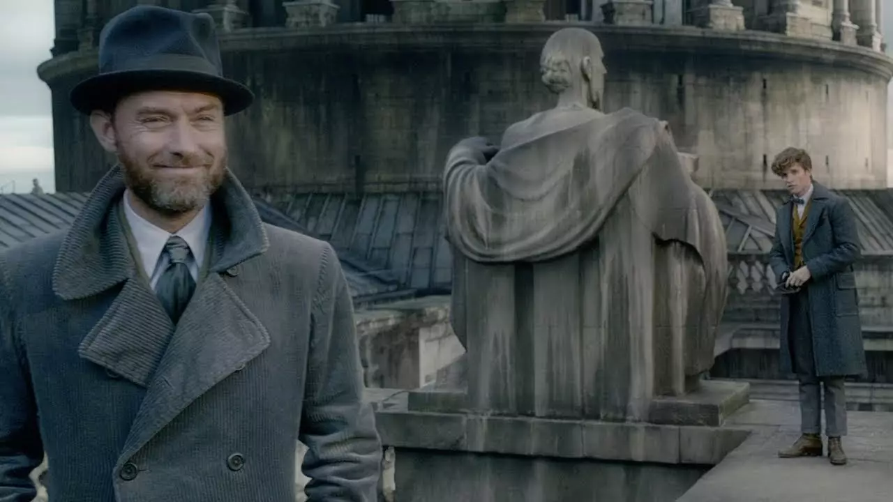 jude law albus dumbledore harry potter fantastiske udyr film