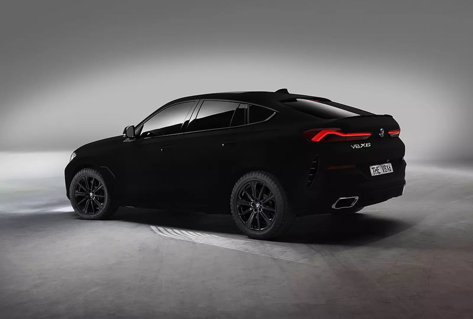 BMW X6 Vantablack