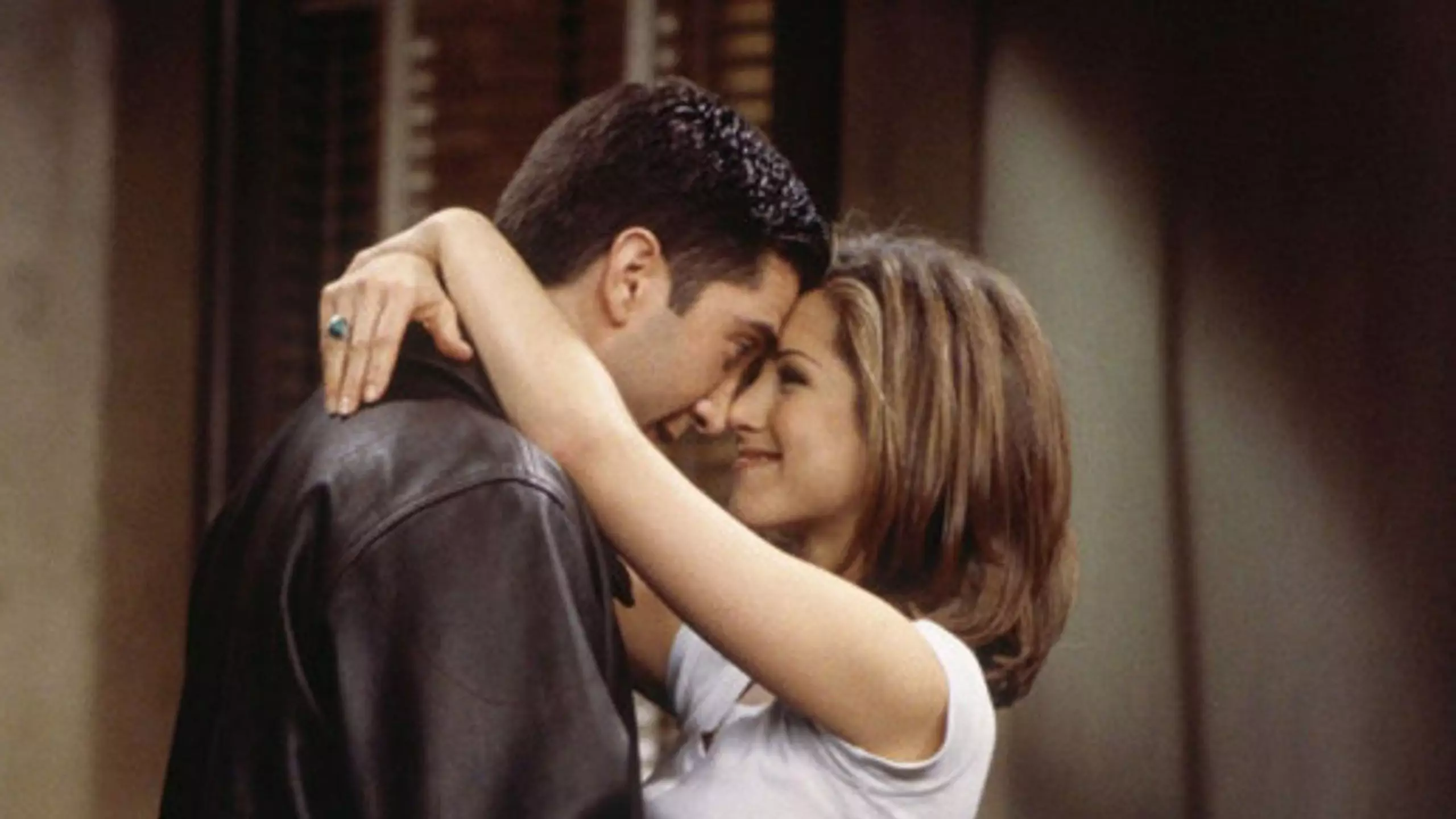 Ross and Rachel in Friends