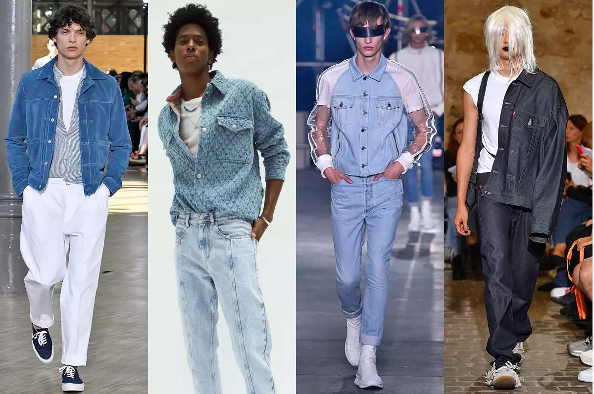 Vu lénks op riets, SS2020 Runway weist fir Officine Gnrale Isabel Marant Balmain a Facetasm.