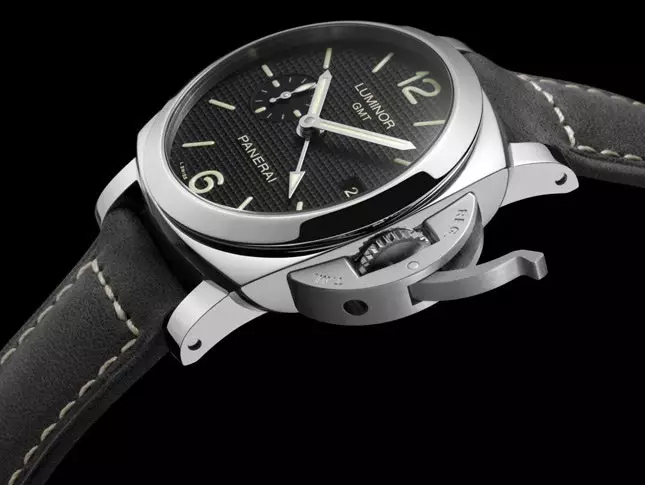 Panerai Luminor 1950 3 Tagoj GMT Aŭtomata Acciaio